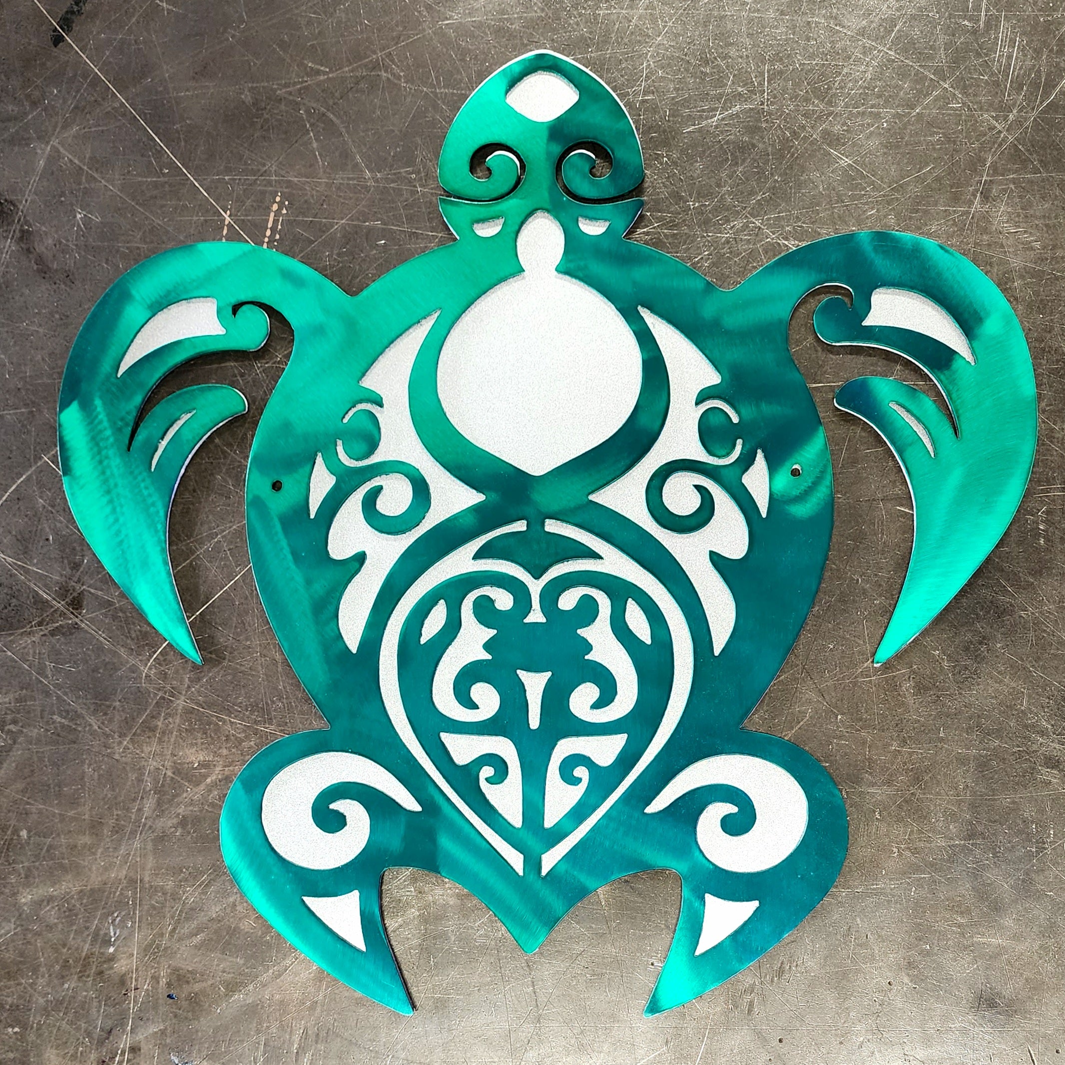 Sea Turtle Metal Art