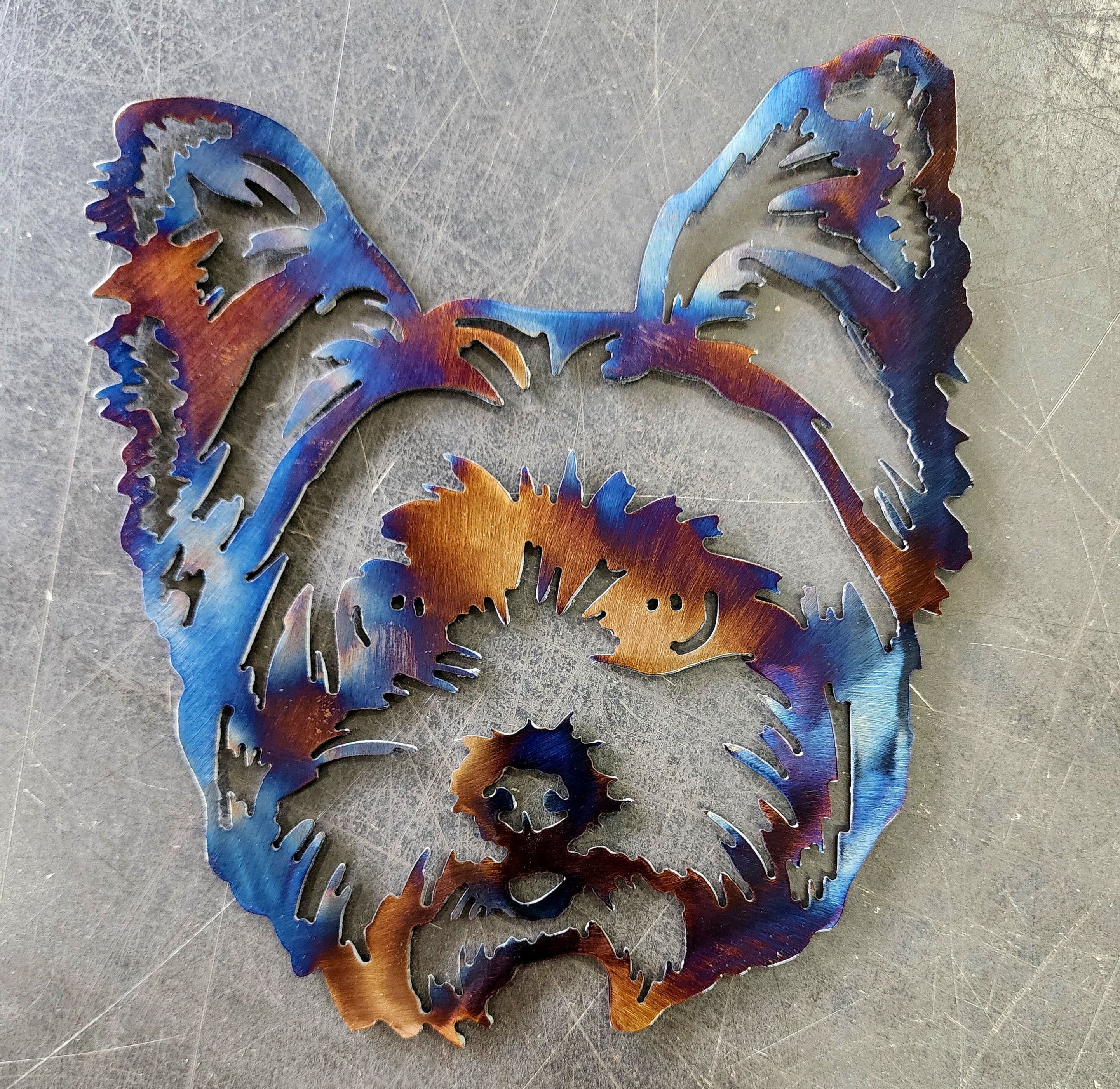 Avon Terrier Metal Art