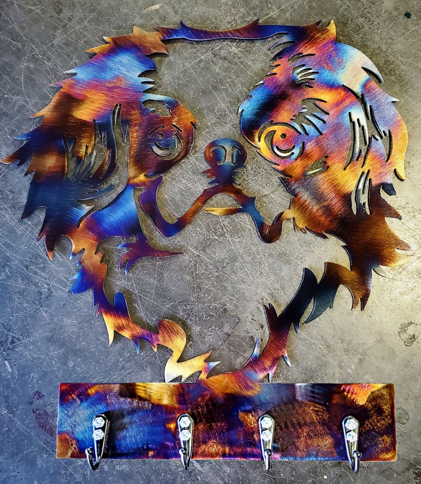 Japanese Chin Key & Leash Hanger