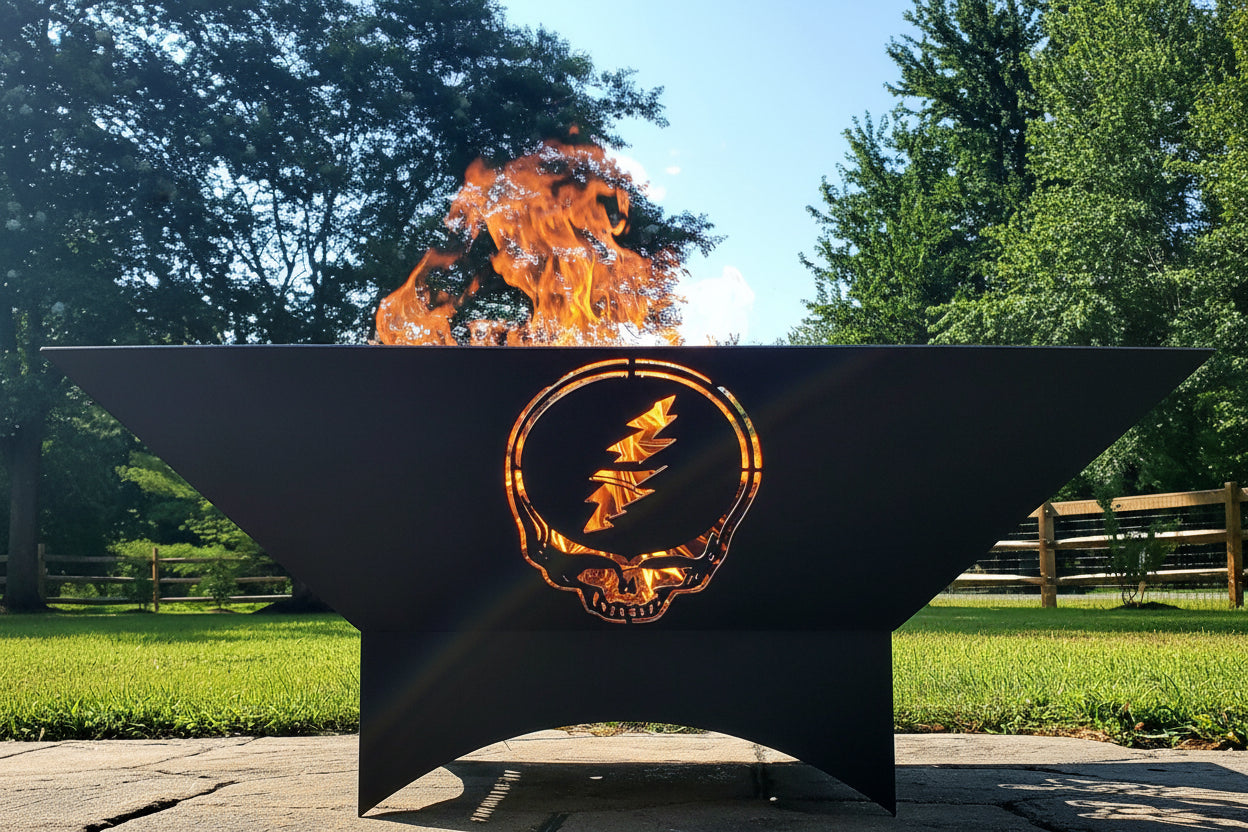 Grateful Dead Stealie- Fire Pit Side