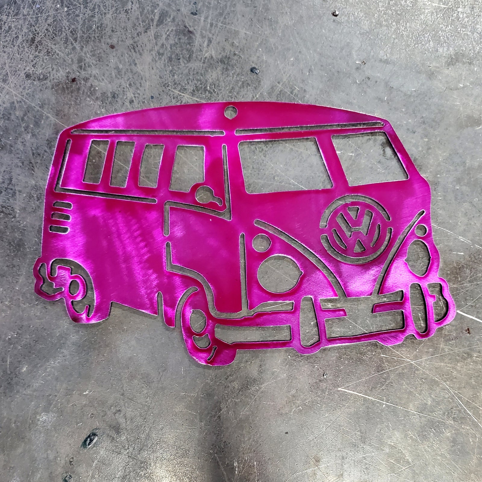 VW Bus Metal Art