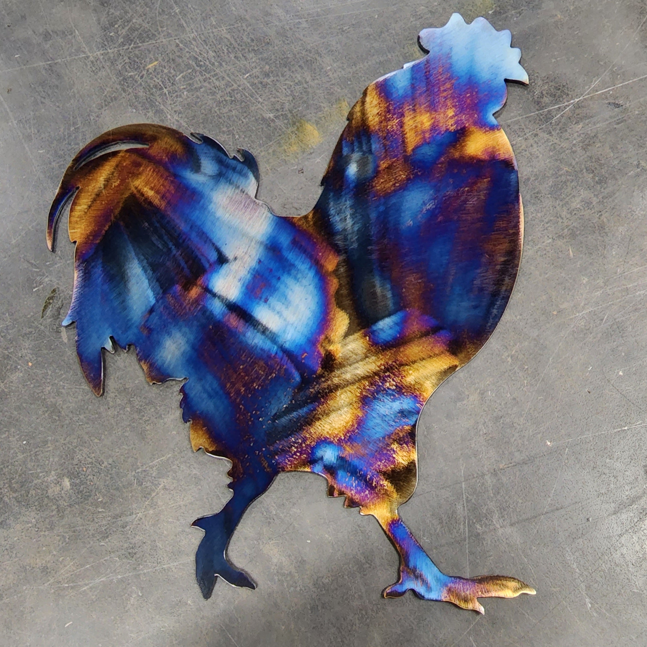 Rooster Metal Art