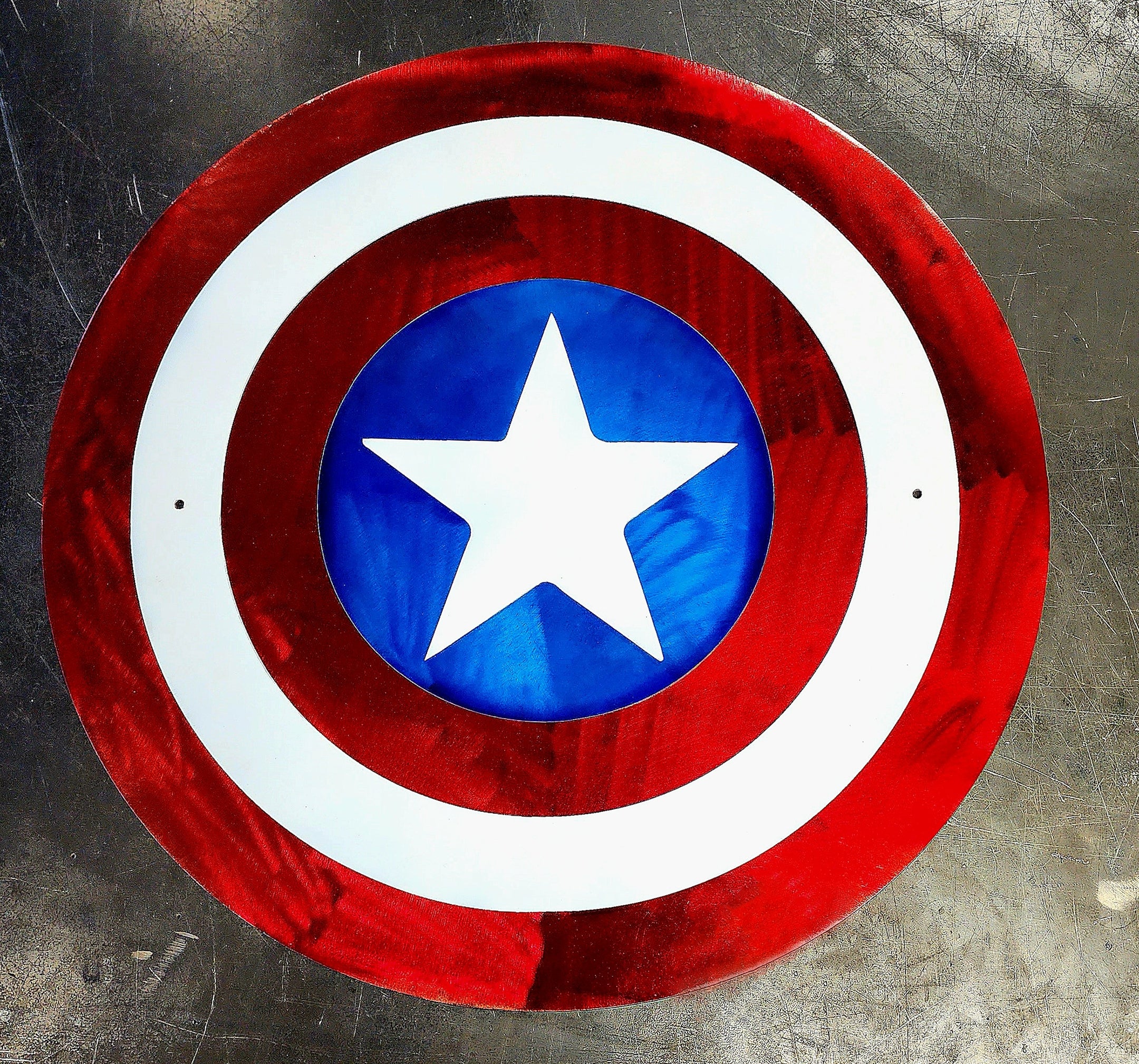 Captain America Metal Art